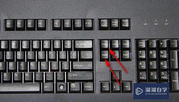 CAD中delete键不能删除线条了怎么办呀？_溜溜自学网