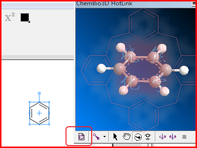 怎样用chem3D做出苯环的平面和立体图？-3D溜溜网