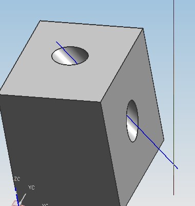 UG5.0做斜孔-3D溜溜网